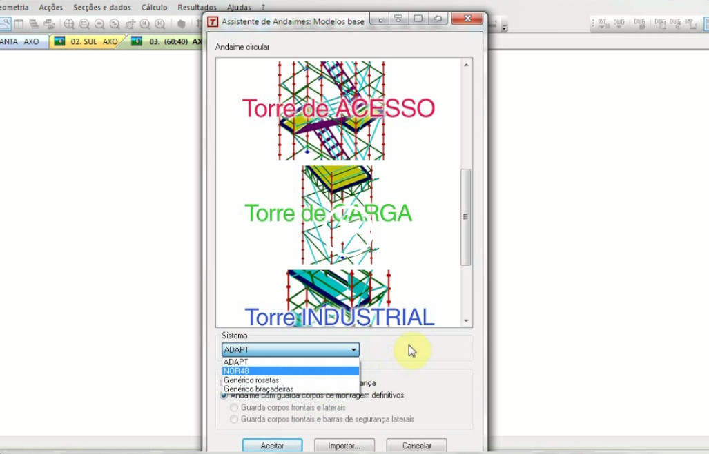 Tricalc Andaimes: Modelação, Orçamentação e Projetos